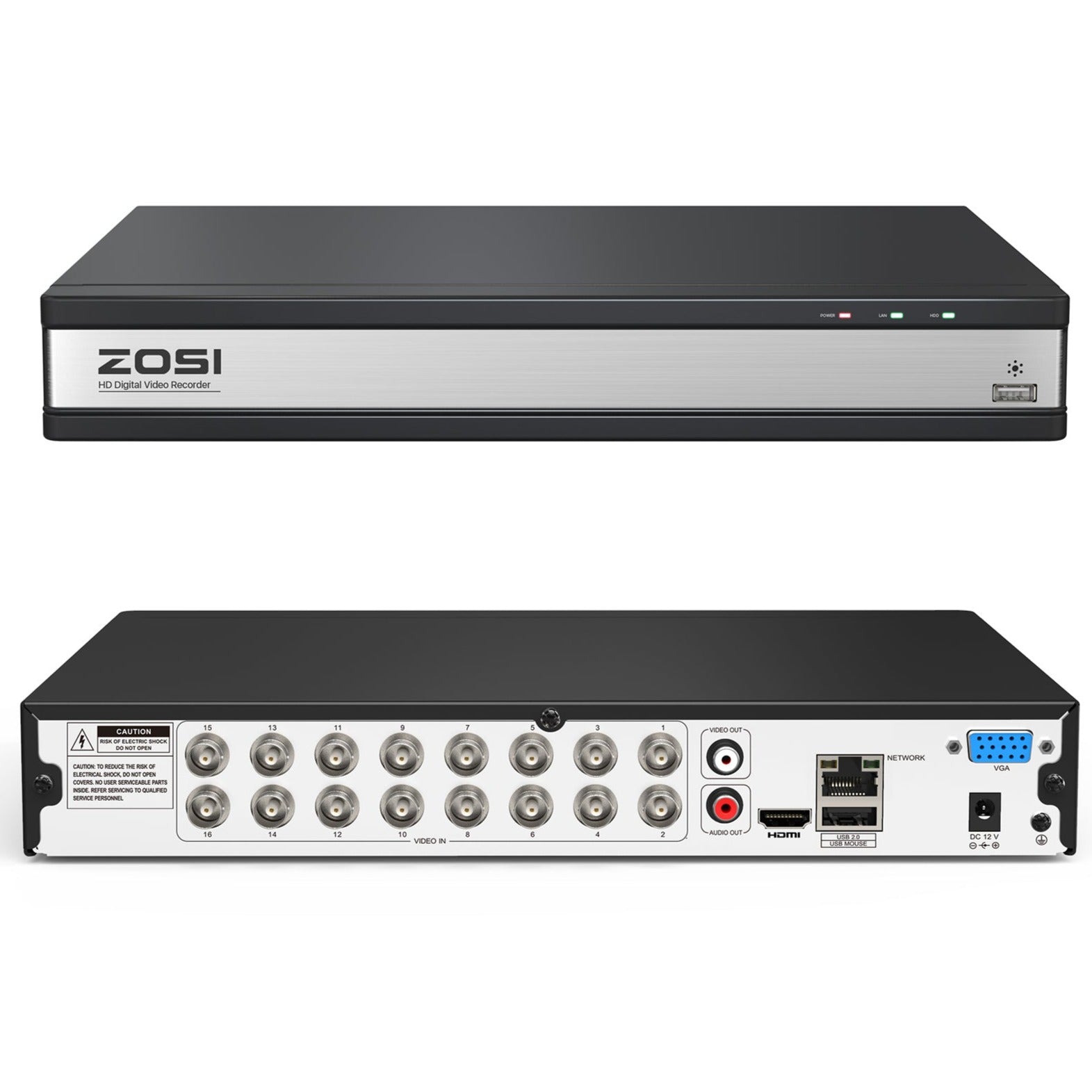 2MP 16 Channel Digital Video Recorder DVR | 2TB/4TB HDD| ZOSI UK ...